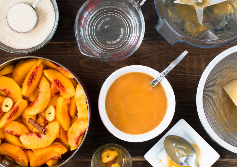 Peach Sauce – A great way to use overripe peaches – whatscookingatrays